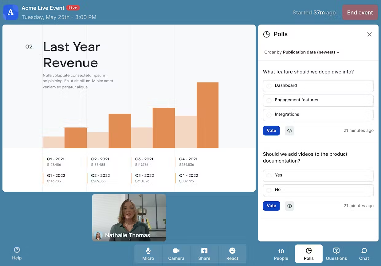Livestorm vs. GoToWebinar: 2025 Comparison