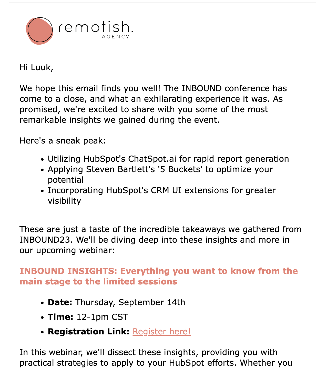 20 Webinar Invitation Email Examples to Boost Signups [2024]