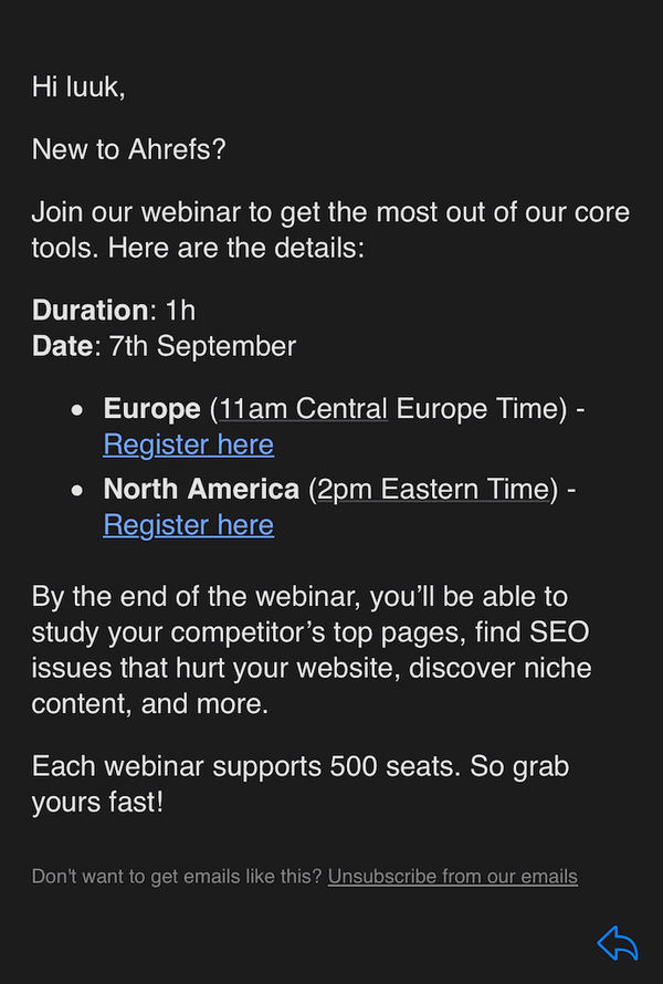 20 Webinar Invitation Email Examples to Boost Signups [2024]